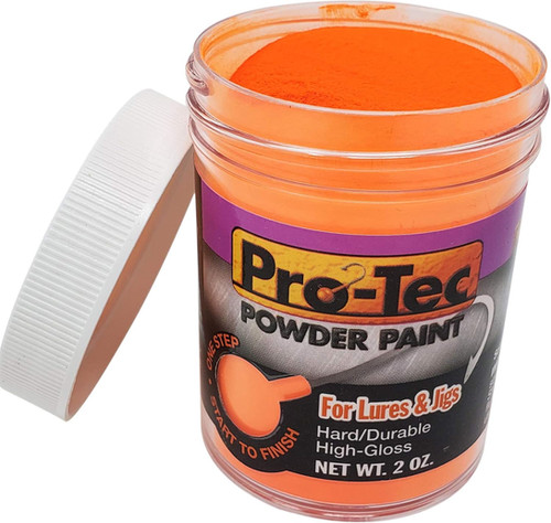 Pro-Tec Powder Paint Disco Orange for fishing Lures Jigs & Jig Heads ...