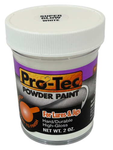 Pro-Tec Super Glow White Powder Paint for fishing Lure Jigs & Lure ...