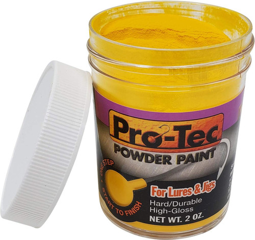 Pro-Tec Powder Paint Yellow for fishing Lures Jigs & Lure Paint Jig ...