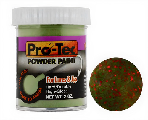 Pro-Tec Powder Paint Watermelon Red Flake for fishing Lures Jigs & Jig ...
