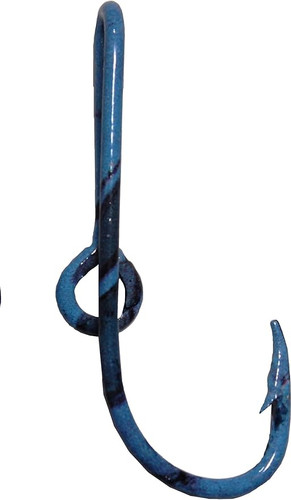 Blue Camo Eagle Claw Fish Hook Hat Pin | Circlebtackle