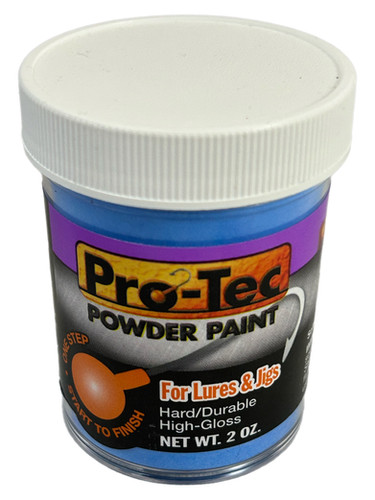 Pro-Tec Powder Paint Candy Blue for fishing Lures Jigs and Jig Heads ...