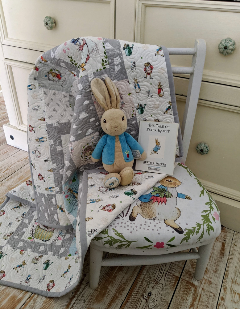 Peter Rabbit Baby Quilt- The Craft Cotton Co