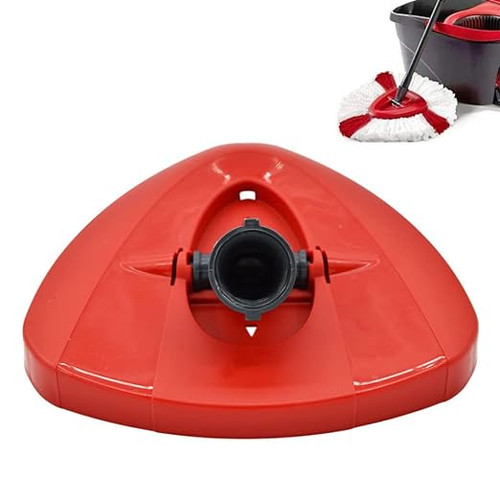 Red Spin Mop Replacement Base Head for Vileda Mop, Triangular disc ...
