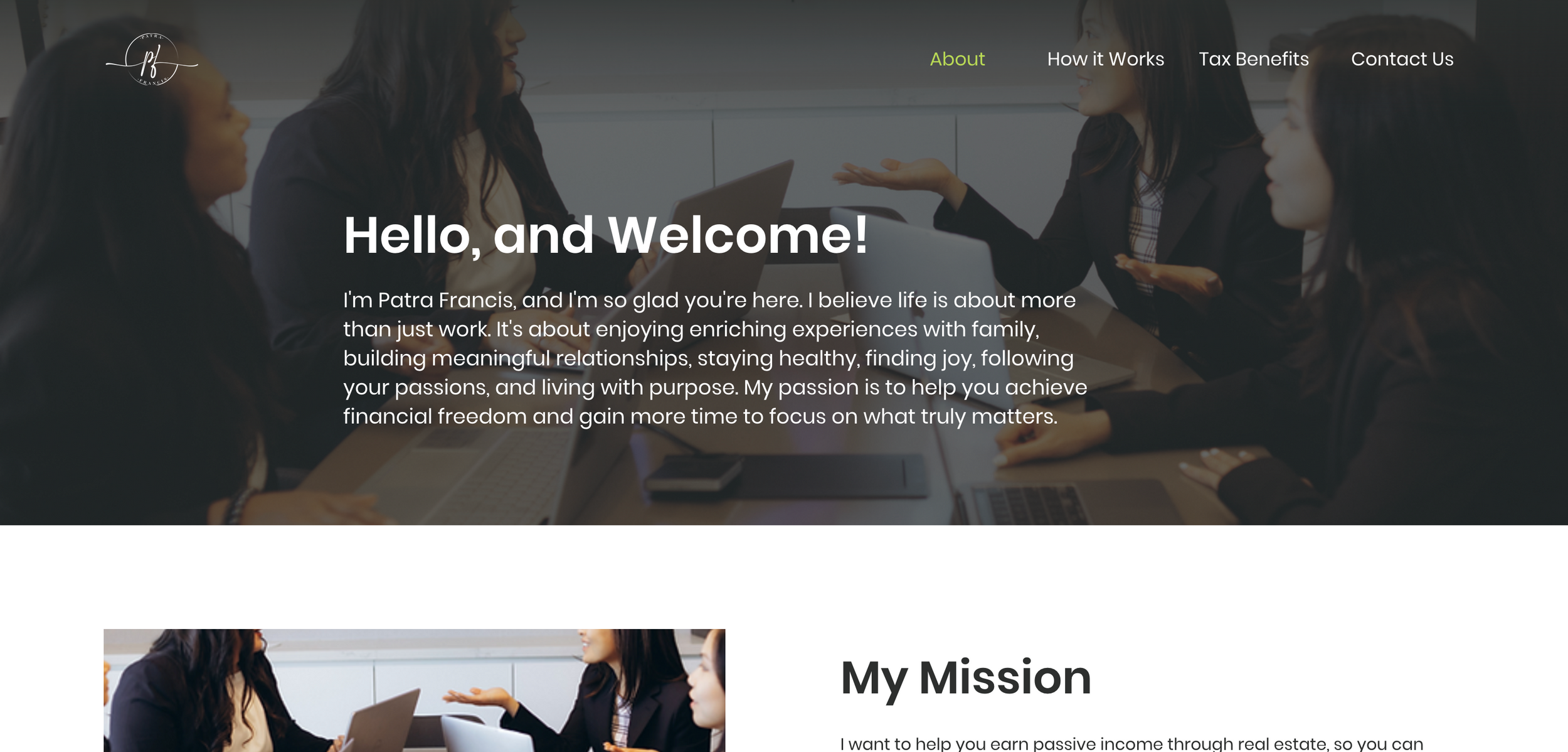 About | Patra Francis