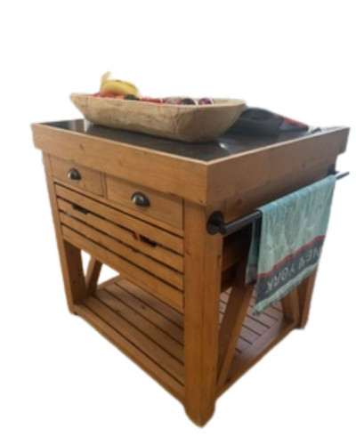 Williams Sonoma Cooper Kitchen Island Cart | MyGo2Girl