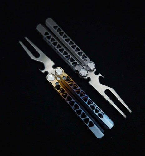 Tri Cut Balisong/Butterfly Divot Tool | Twotalentsdesign