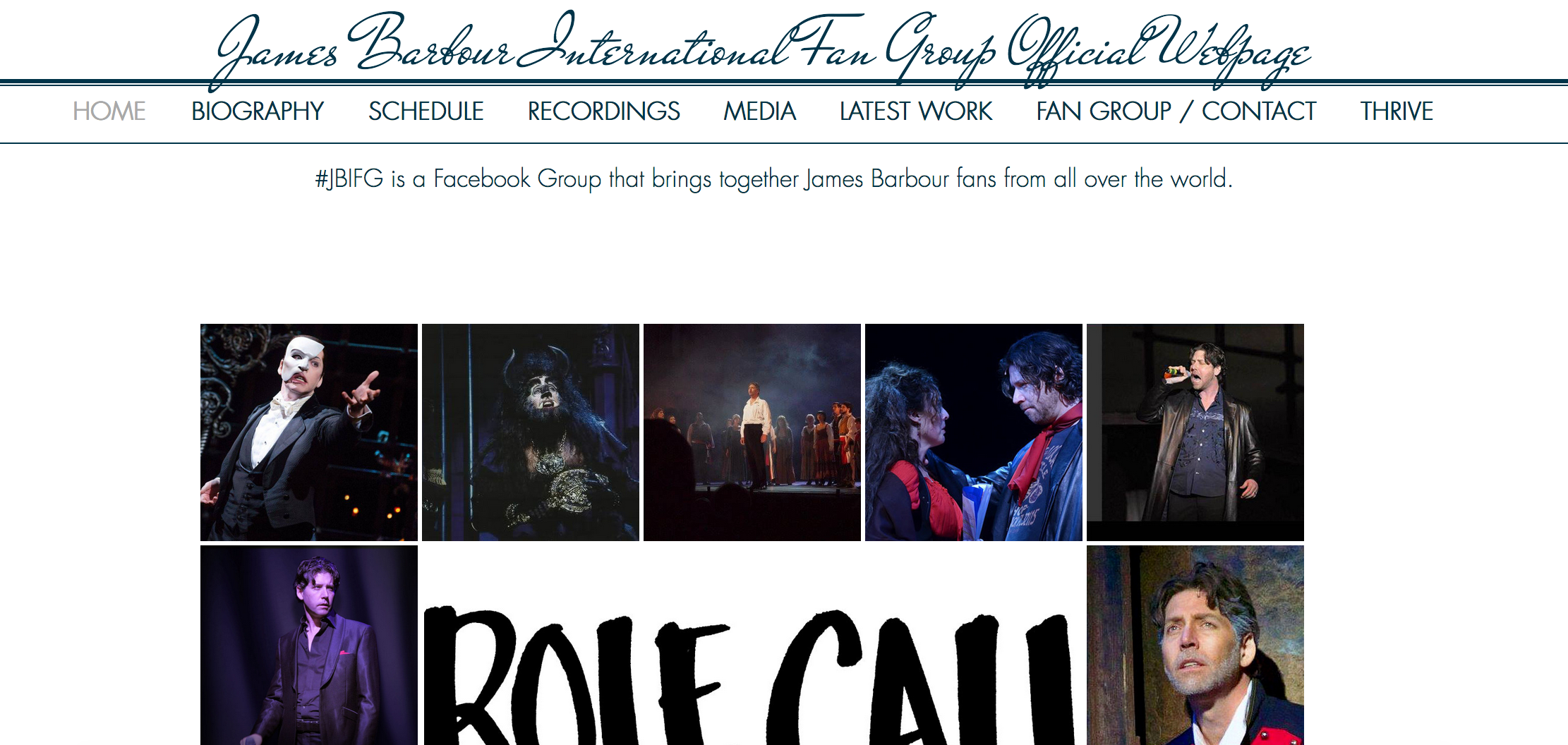 James Barbour | Fanpage | International Fan Group | Broadway