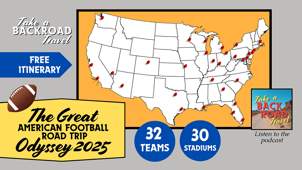 The Great American Football Road Trip Odyssey of 2025: NFL bucket list ...