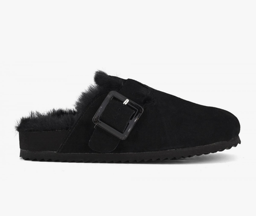 Furry suede sabot | ESTER