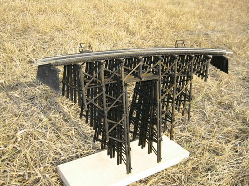 HO Model 158 Wood Trestle Bridge Kit | Mtn Pacific Scenics