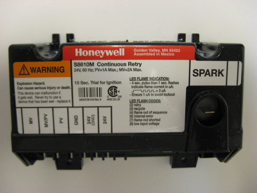 S8610M Honeywell Ignition Control / Continuous RetryHoneywell Ignition ...