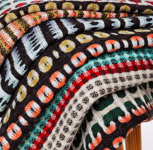 Handwoven lap rug | Handmade at Harcles