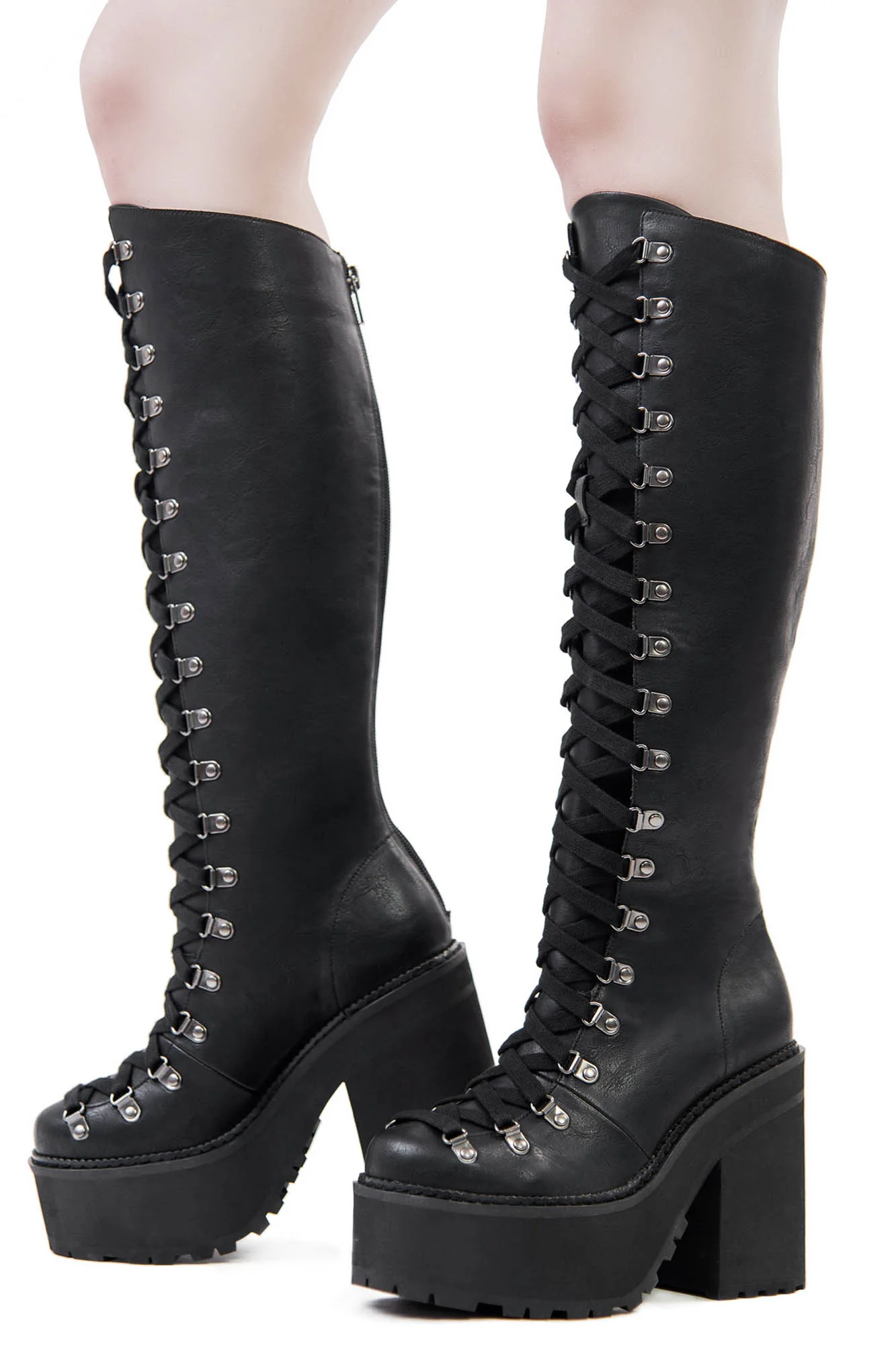 Killstar - Bloodletting Knee-High Boots | Borderline Plus