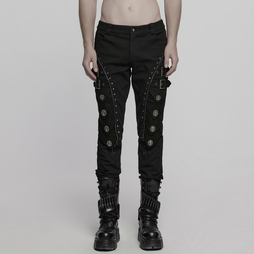 PUNK RAVE-Black Knight Pants | Borderline Plus
