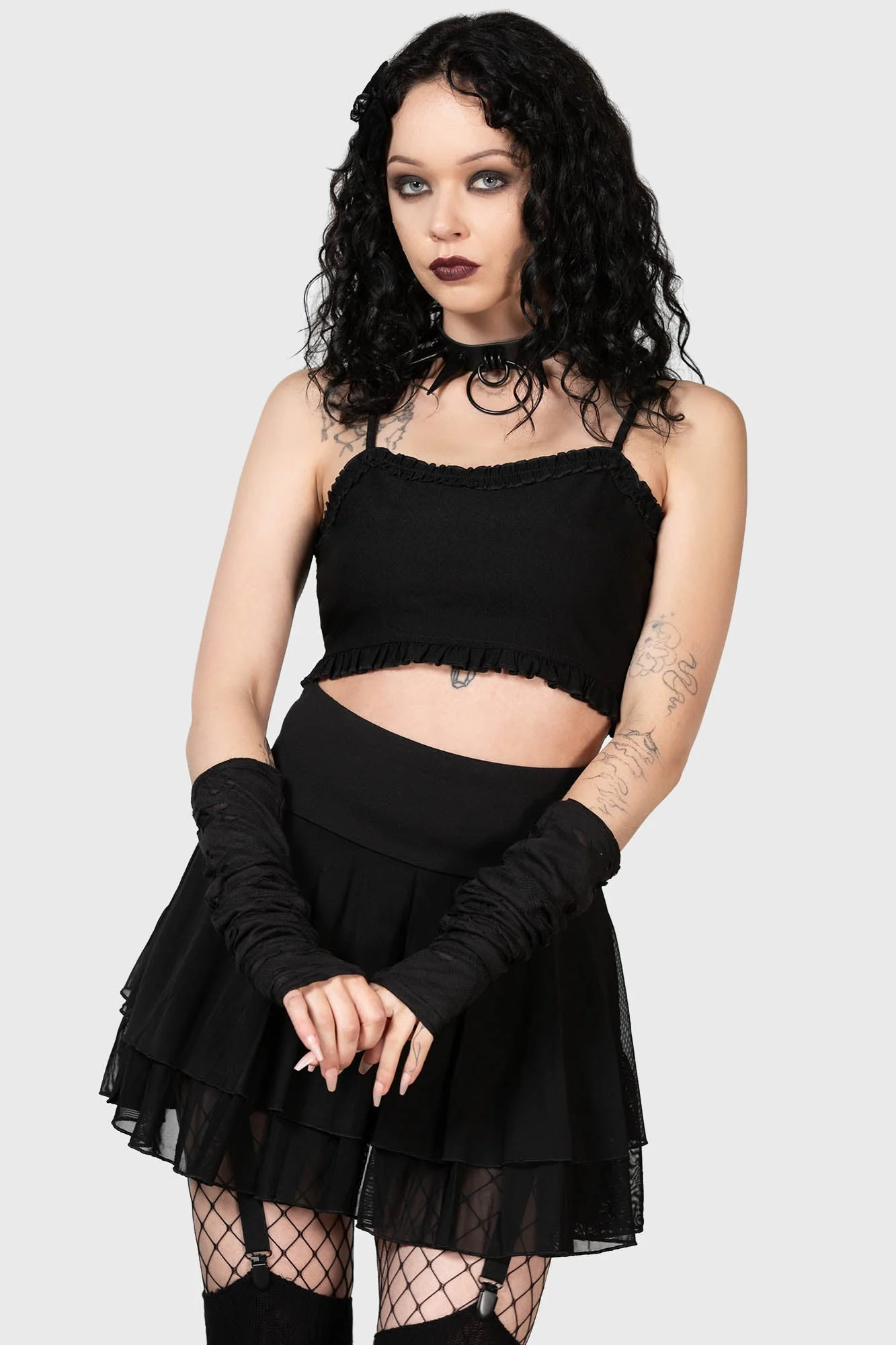 Killstar - Ines Crop Top | Borderline Plus