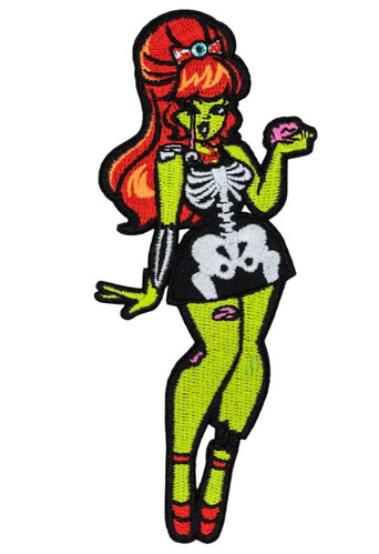 Kreepsville666 - Zombie Girl Pin Up Patch | Borderline Plus