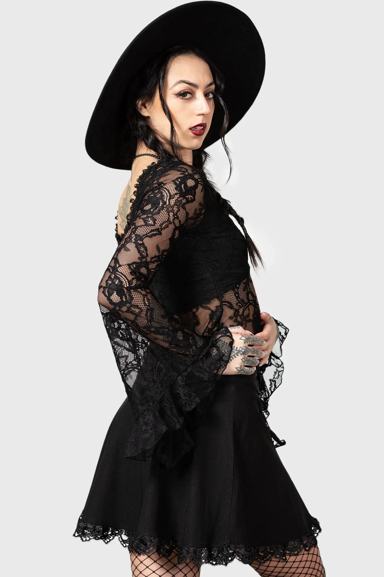 Killstar - Dolor Lace Top | Borderline Plus