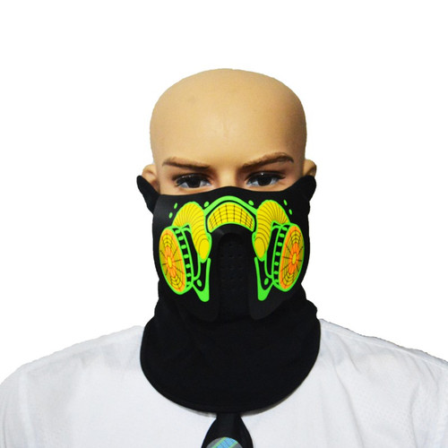 Borderline - Cyberpunk Equalizer Light-up Dusk Mask | Borderline Plus