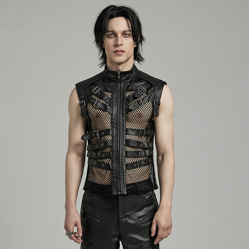 PUNK RAVE - Tormentor Mesh Vest | Borderline Plus