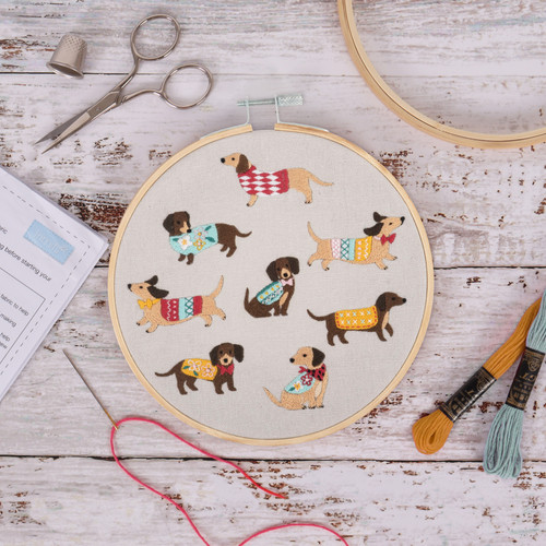 Embroidery Kit - Dogs | The Threadery