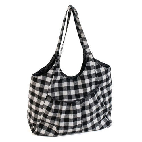Monochrome Craft Bag | The Threadery