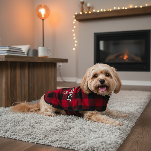 Custom Embroidered Pet Fleece Jacket, Personalized Dog Sweater with ...