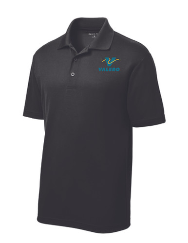VALERO / Black Dri-Fit Polo / Men / Embroidery | CIMARRON DESIGN