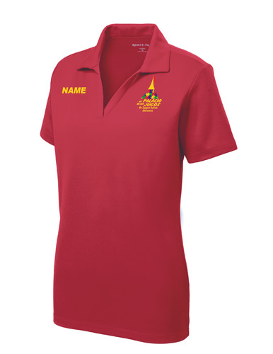 PALACIO / Red Dri-Fit Polo / Ladies / Logo & Name / LST640 | CIMARRON ...