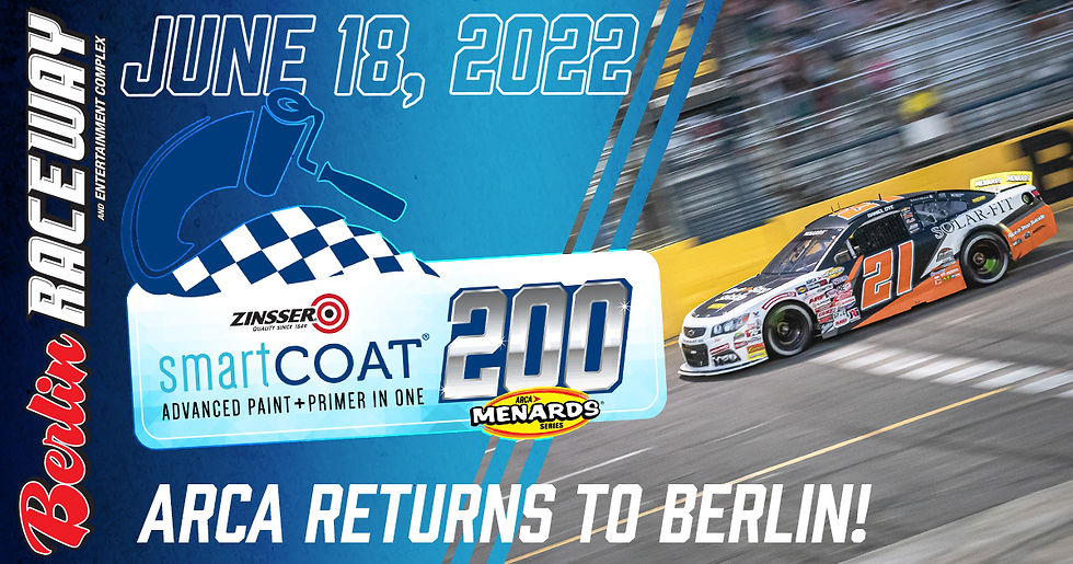 ARCA returns to Berlin Raceway!