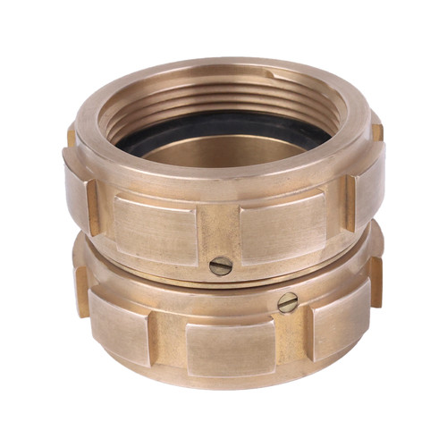 No. 502 Slotted Double Female Swivel Coupler | Service Brass