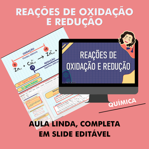 Aula em Slide - Reações de Oxidação e Redução | Salva Prof