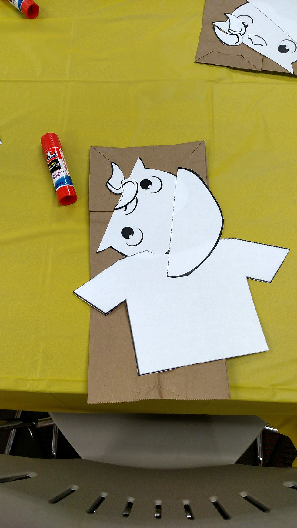 Curious George Paper Bag Puppet