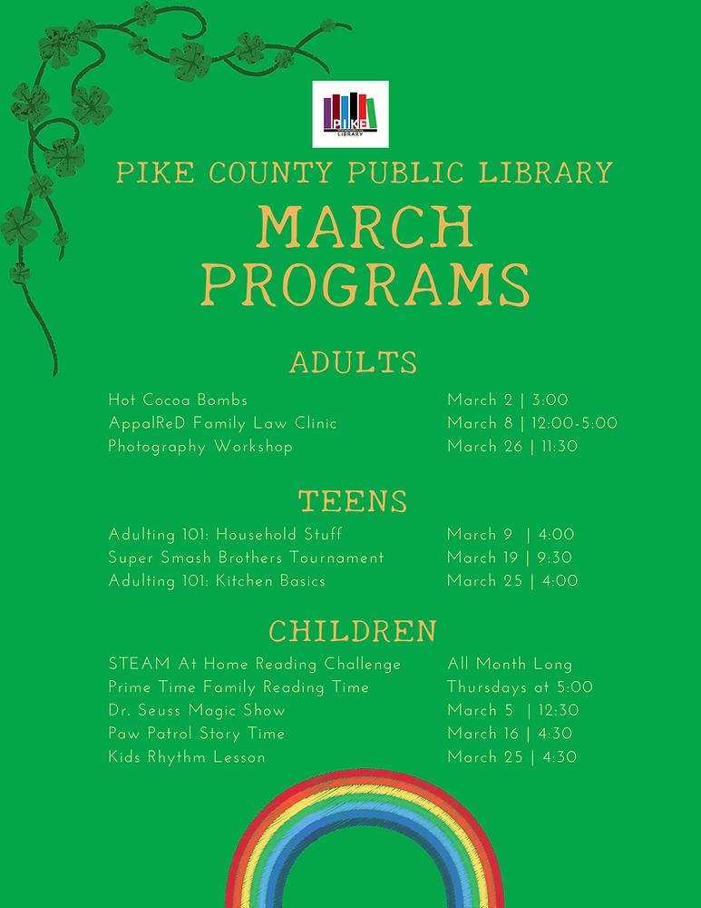 March Programs