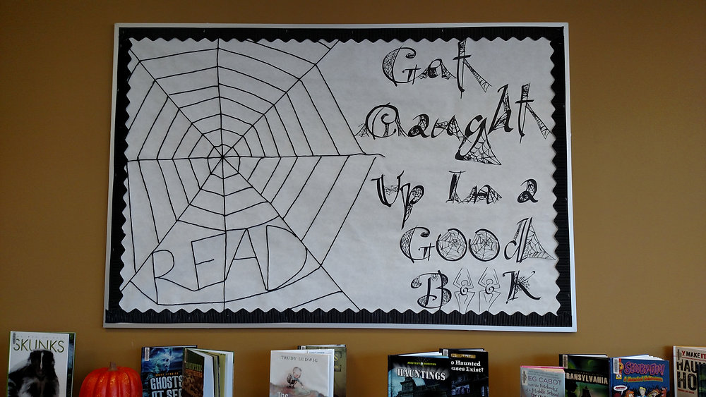 Spider Bulletin Board & Halloween Decorations