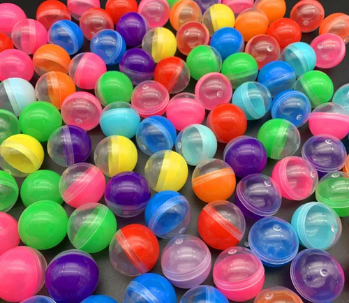 45mm Rainbow Gashapon Ball (empty), capsule toy balls, vending machine ...