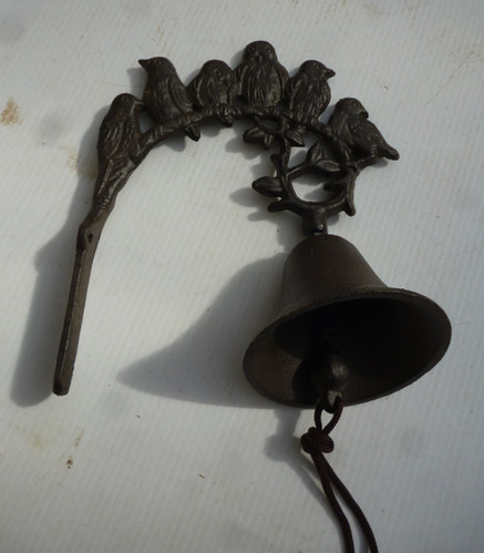 Cast iron birds perching door bell | Antique Effects