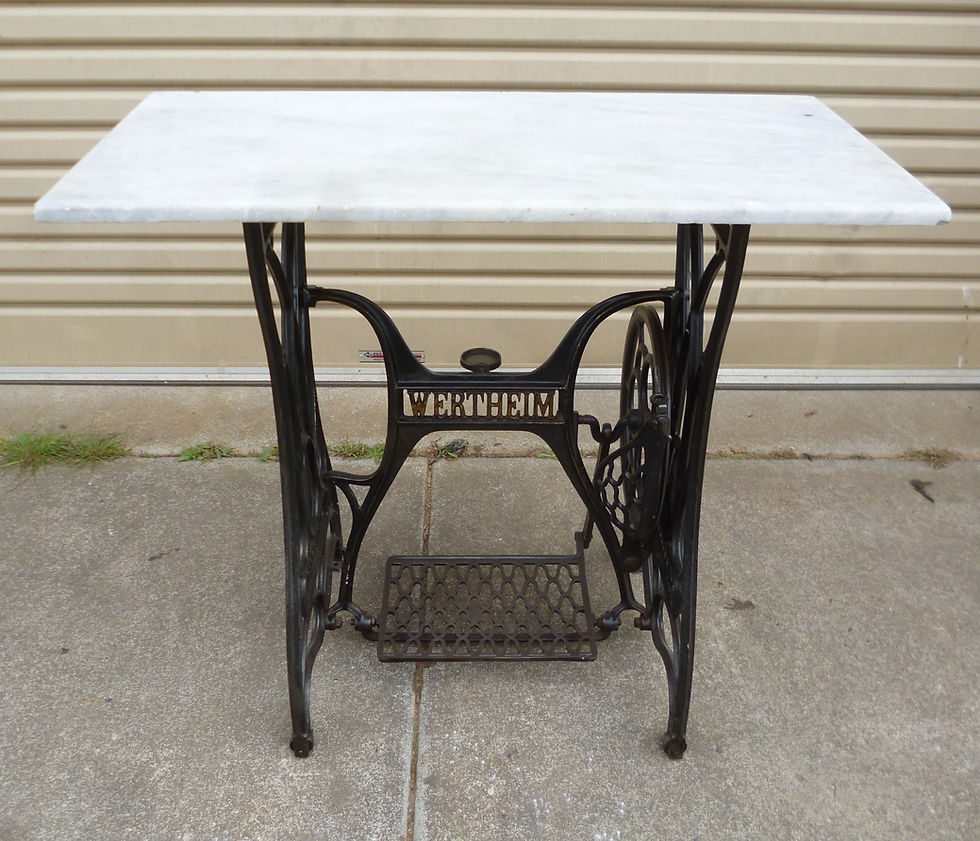 Cast iron Wertheim sewing machine table | Antique Effects