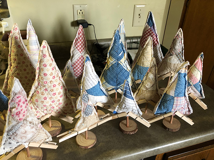 Upcycled Christmas Trees