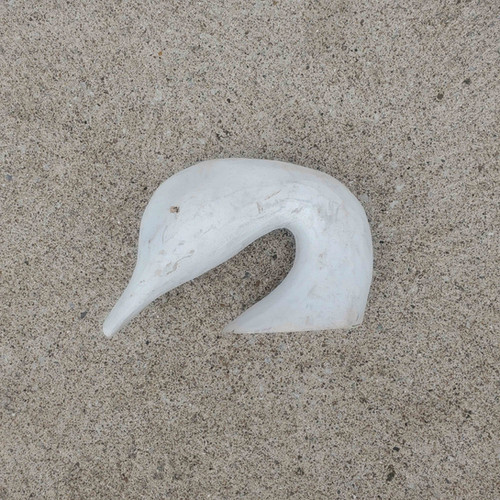 Primed Wooden Head - Bent Neck Goose | Fowl Foolers