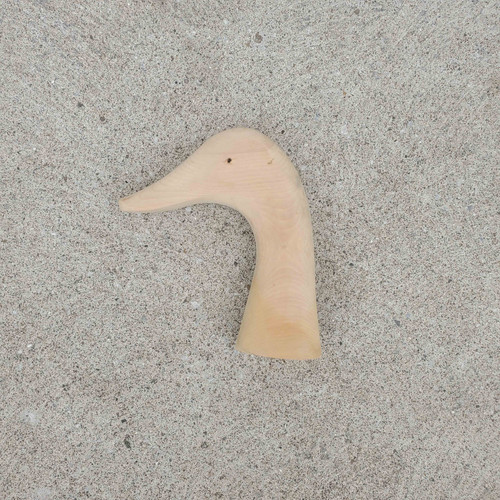 Wooden Head - Upright Goose | Fowl Foolers