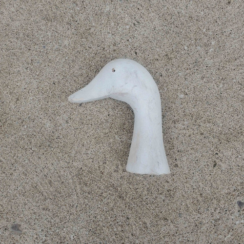 Primed Wooden Head - Upright Goose | Fowl Foolers