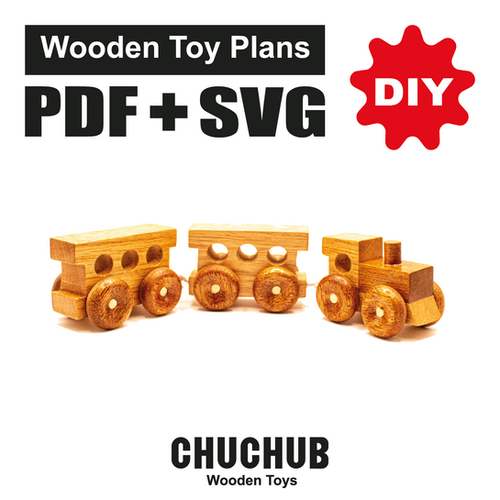 Wooden Toy Plans, Download PDF + SVG | Chuchub Wooden Toys