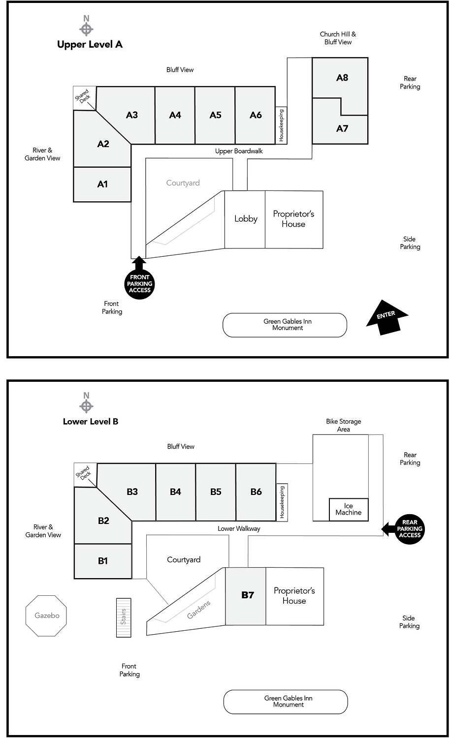 Hotel Layout | Green Gables Inn
