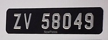 Small Front Plate Small No's with a Size and Colour Choice (MH09 ...