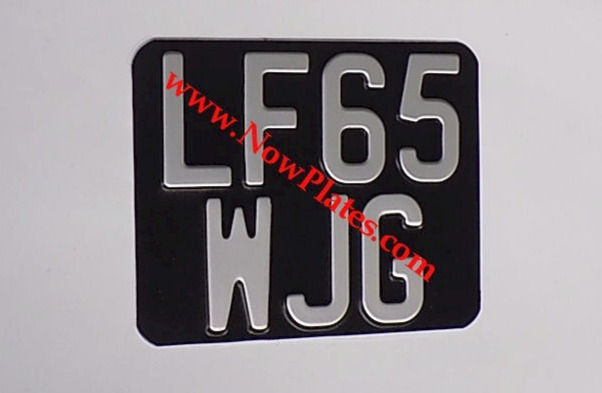 motorcycle number plates