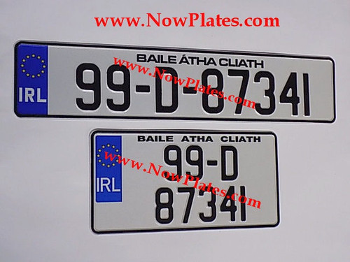 IRL Pressed Plates 1 x Oblong and 1 of 12" x 6"ins | nowplates