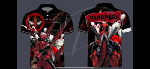 Deadpool Bowling Shirt | Rolling Revs