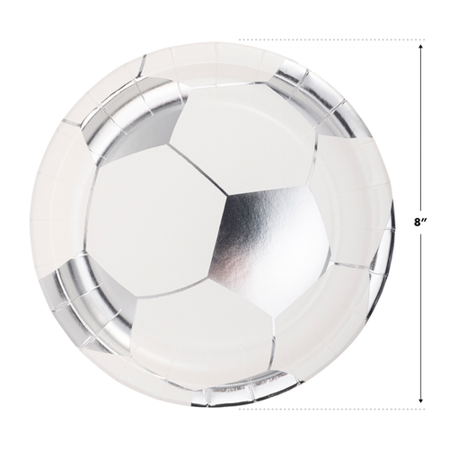 SOCCER BALL PAPER PLATE | Sprinkle My Party