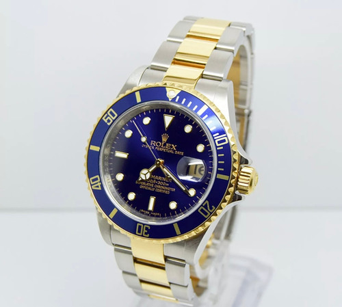 Rolex Submariner 16613T Box and Papers 2009 Rehaut | Time4People